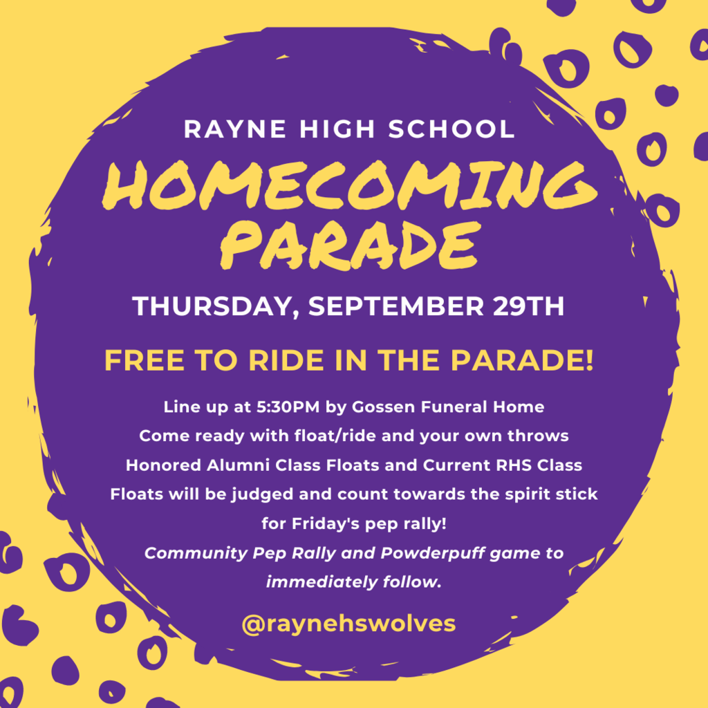 Live Feed | RAYNE HIGH SCHOOL